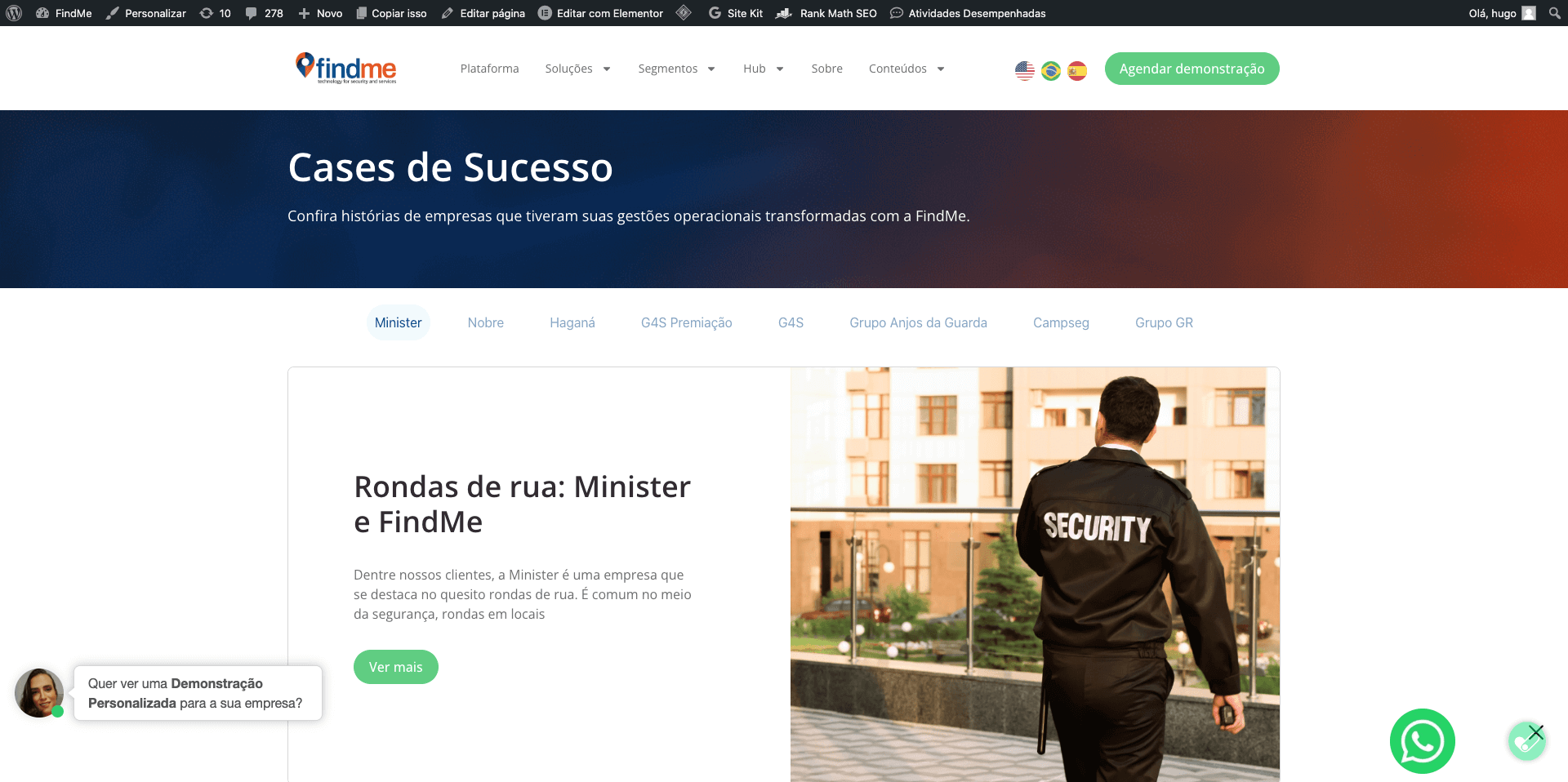 Cases de Sucesso - FindMe