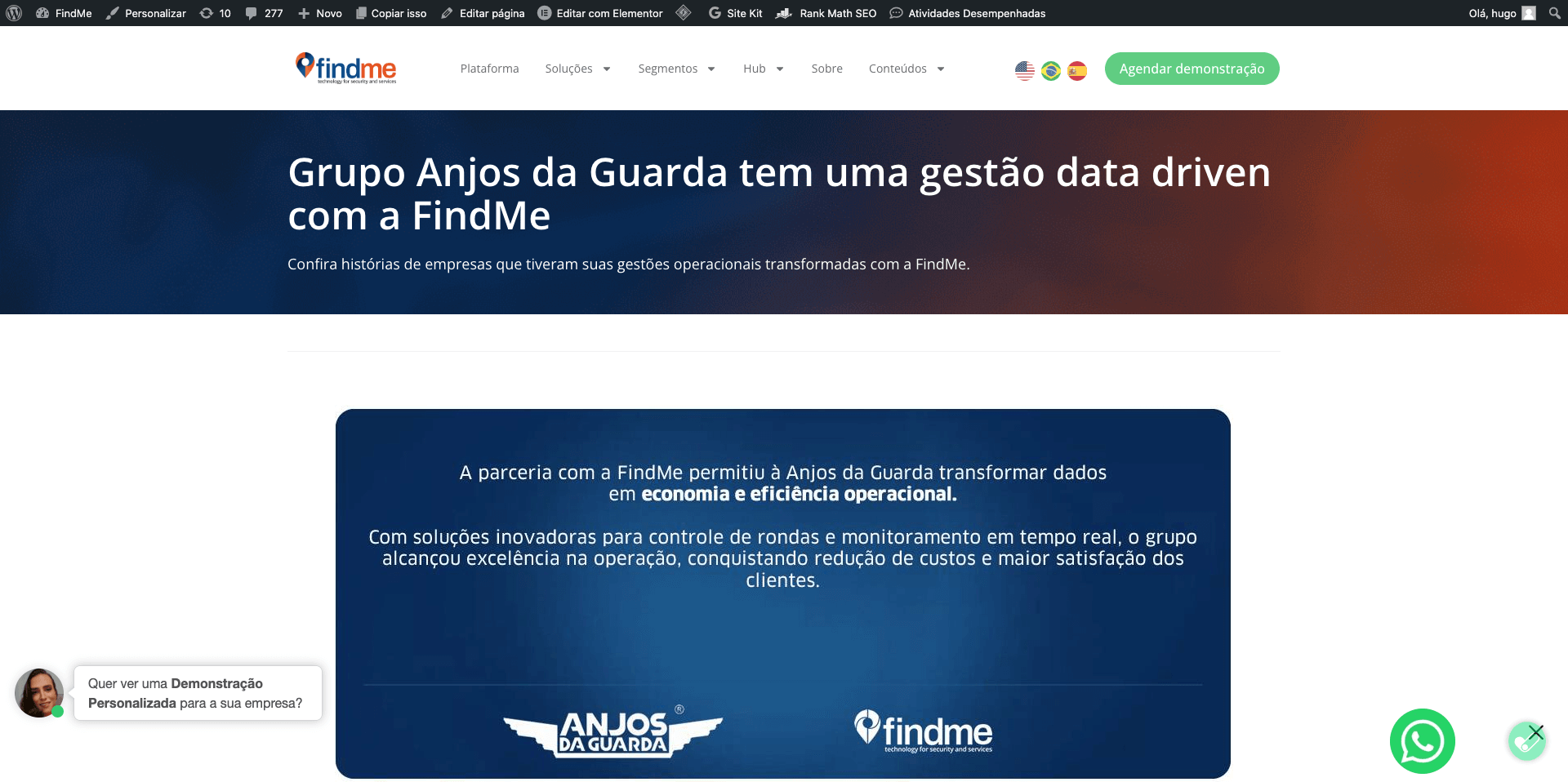 Grupo Anjos da Guarda tem uma gestão data driven com a FindMe - FindMe